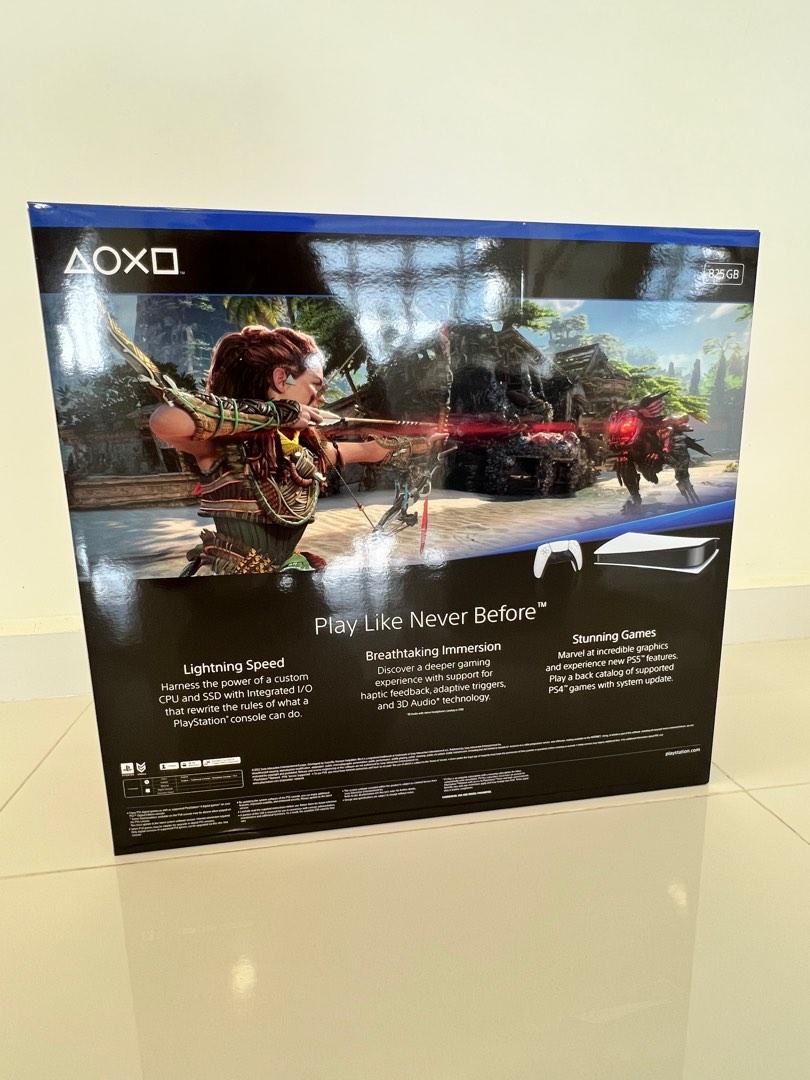 PS5 Digital Console (Horizon Forbidden West), Video Gaming, Video Game ...