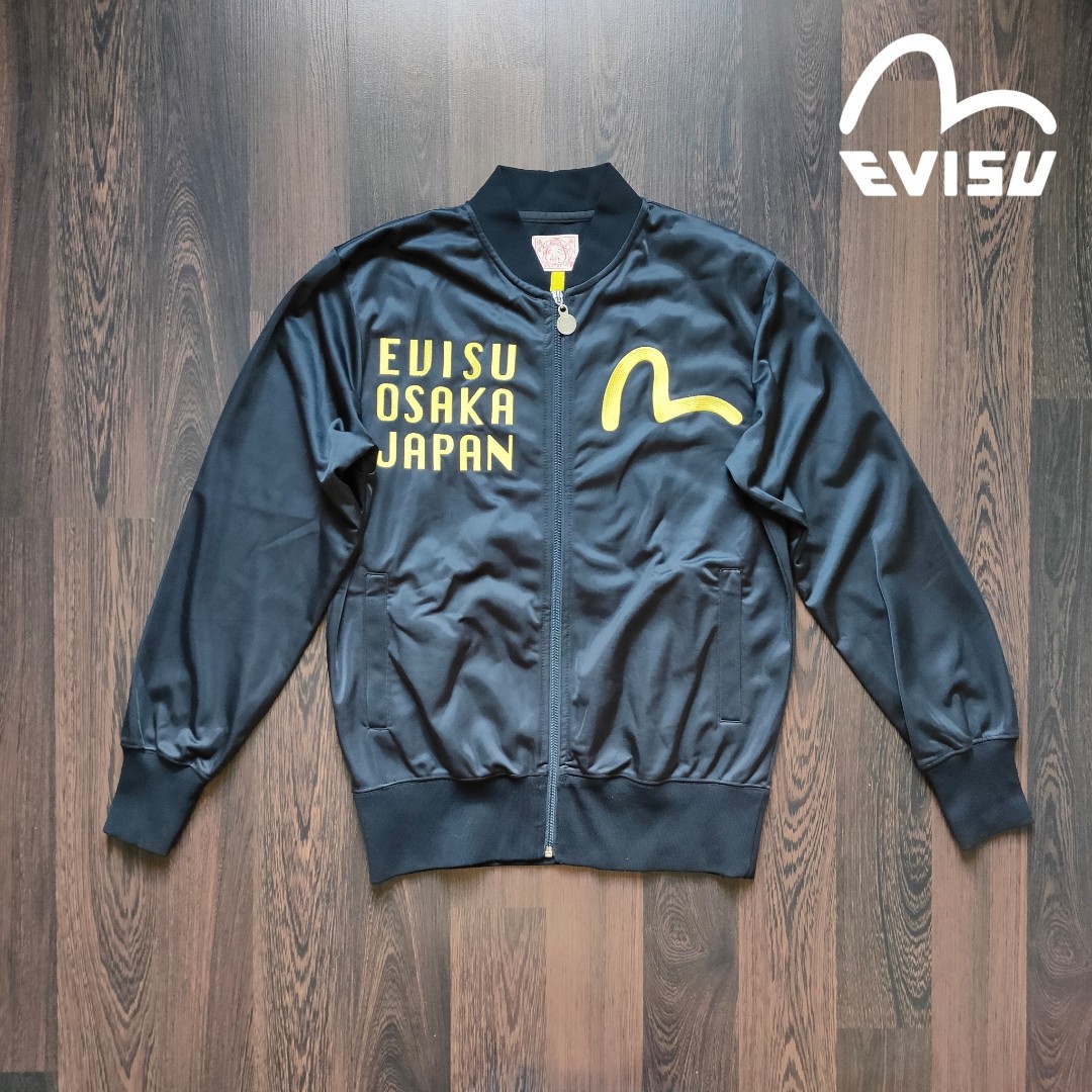 RARE! EVISU OSAKA JAPAN TRACK JACKET | Heavy Embroidered, Men's Fashion, Coats, Jackets and ...