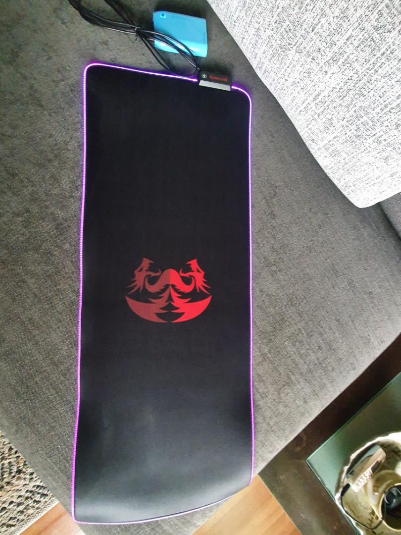 Redragon Neptune RGB Mousepad (800x300x3mm), Computers & Tech, Parts ...