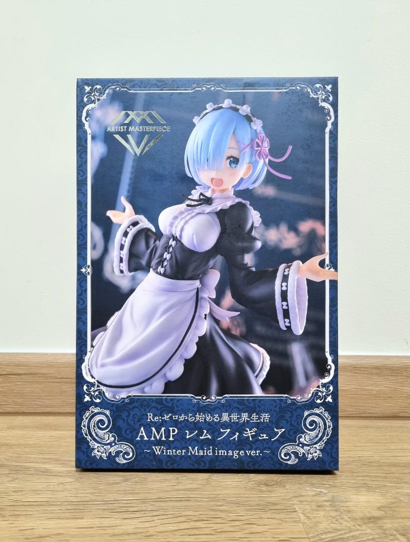 Re:Zero Rem AMP Winter Maid Image version Figure/Figurine, Hobbies ...