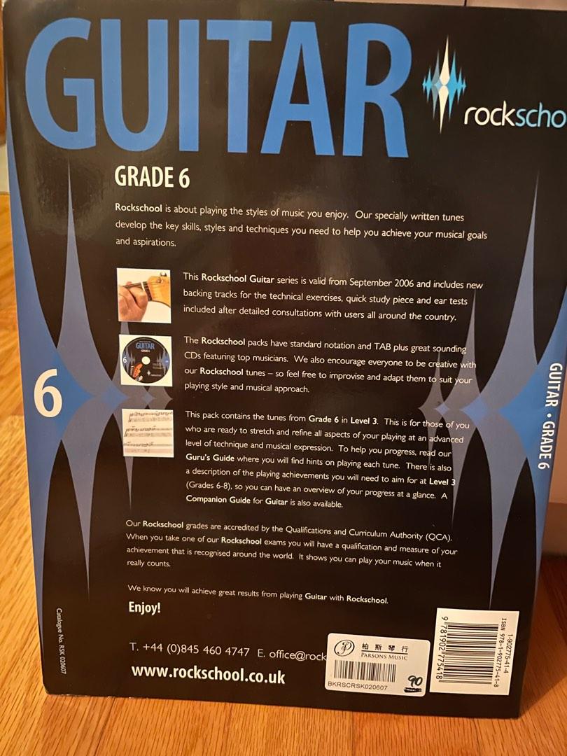 Rock school guitar grade 6 樂譜 結他 tab, 興趣及遊戲, 音樂樂器 & 配件, 音樂與媒體 - 樂譜 - Carousell