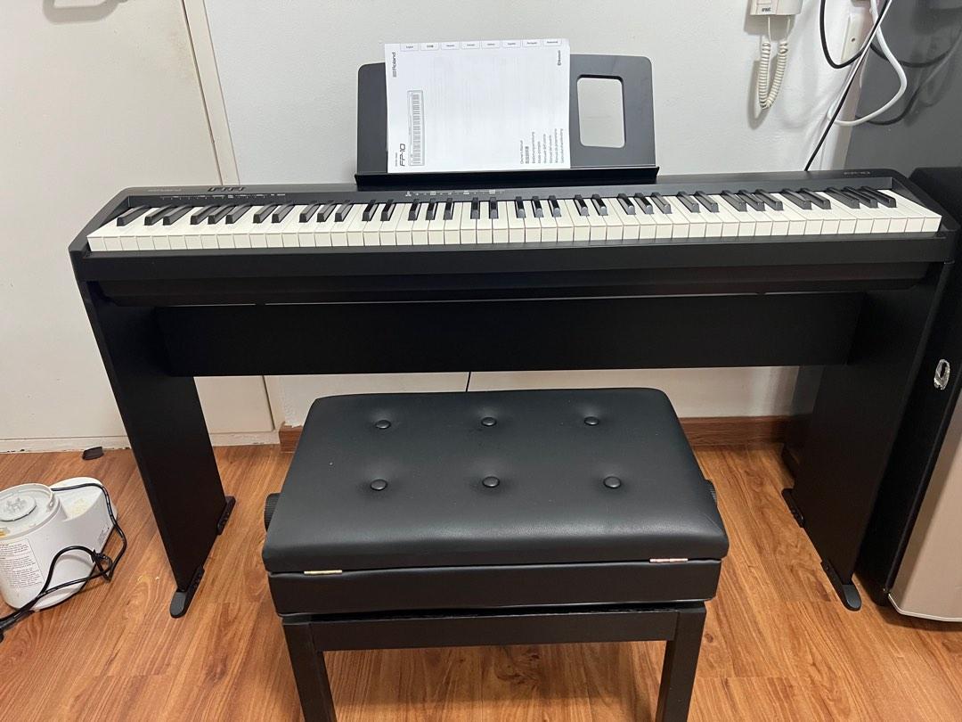 Roland FP-10 FP10 FP Digital Piano with Keyboard Stand & Bench, Hobbies ...