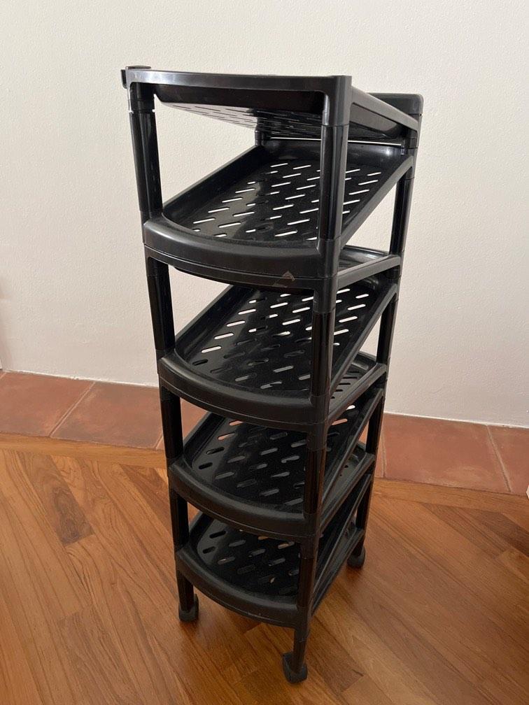 Rollable shoe rack, Furniture & Home Living, Furniture, Shelves ...