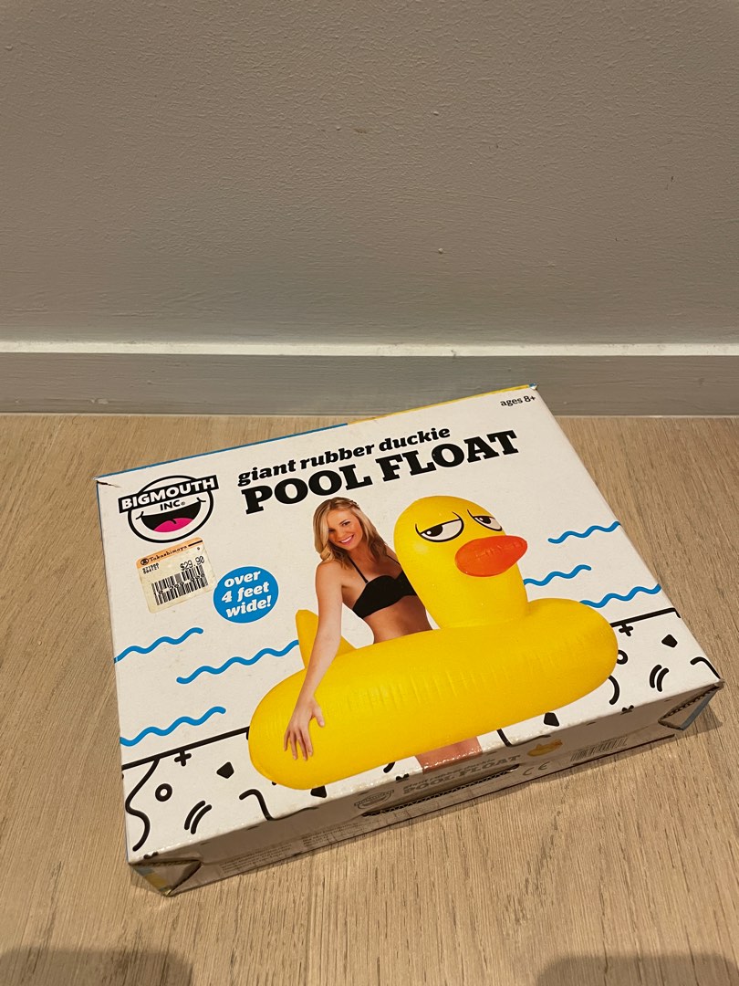 Rubber ducky pool float, Babies & Kids, Infant Playtime on Carousell
