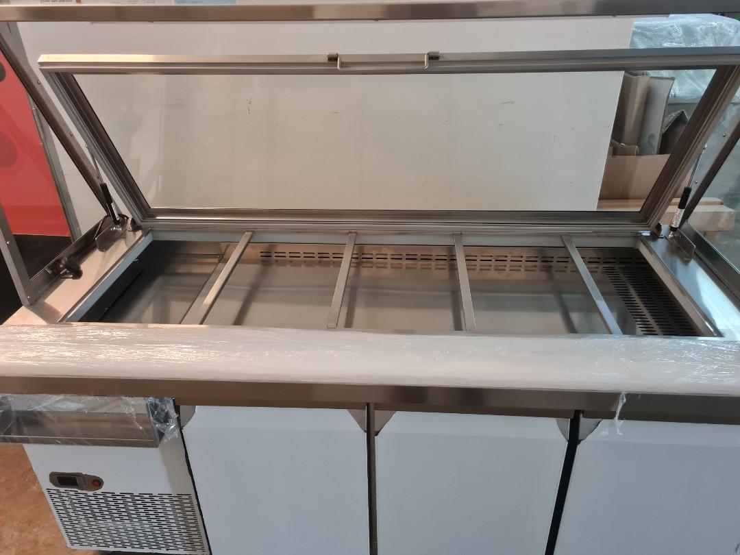 Salad counter subway type Lift up glass door , TV & Home Appliances ...