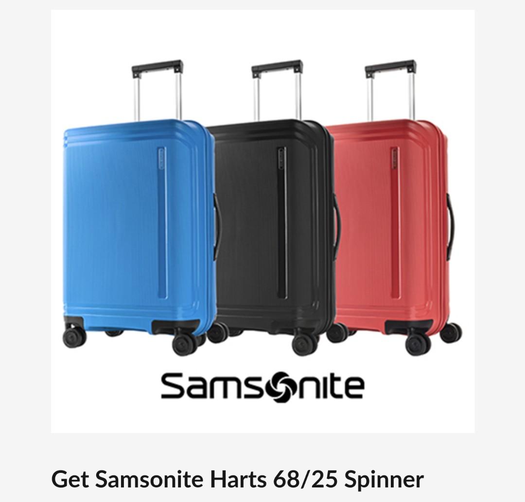 Samsonite Harts 68/25 Spinner, Hobbies & Toys, Travel, Luggage on Carousell