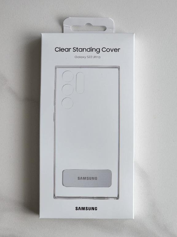 Samsung Galaxy S22 Ultra Clear Standing Cover, Protective Phone Case ...