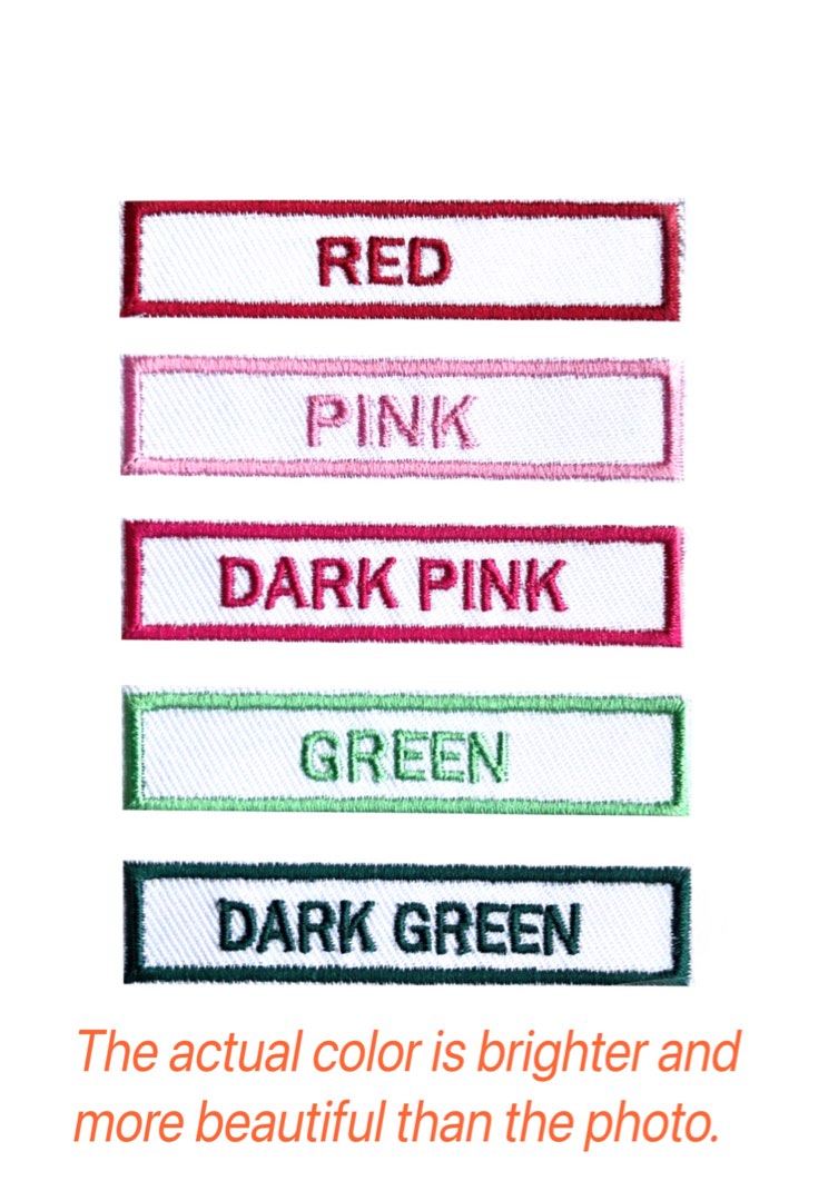 School Name Tag Iron on /Sew on/ Primary Childcare Kindergarten Toddler ...