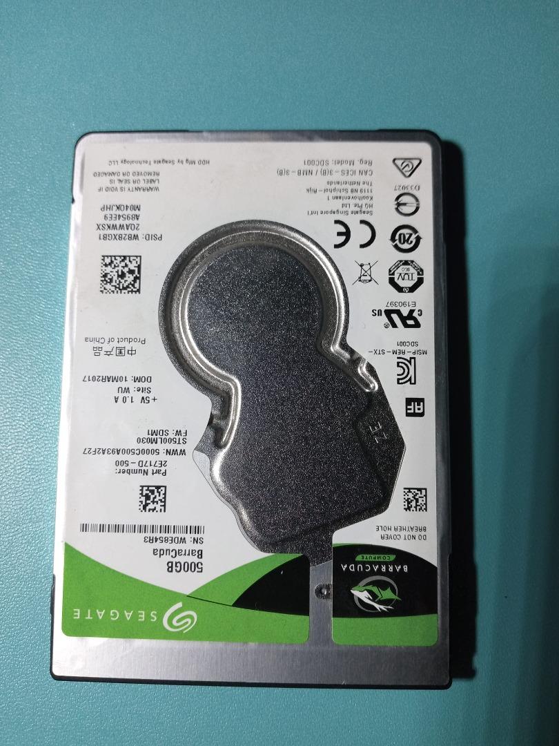 Seagate 500gb sata hdd, Computers & Tech, Laptops & Notebooks on Carousell