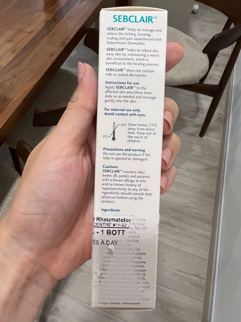 Sebclair cream, seborrhoeic dermatitis, Beauty & Personal Care, Face ...