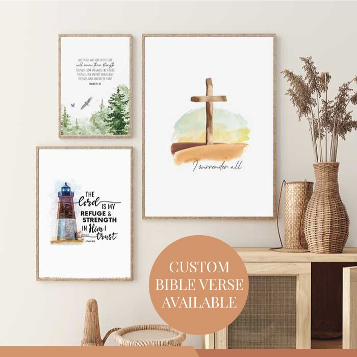 [SHEPHERD] Christian Posters - Wall Decor Bible Verse, Furniture & Home ...