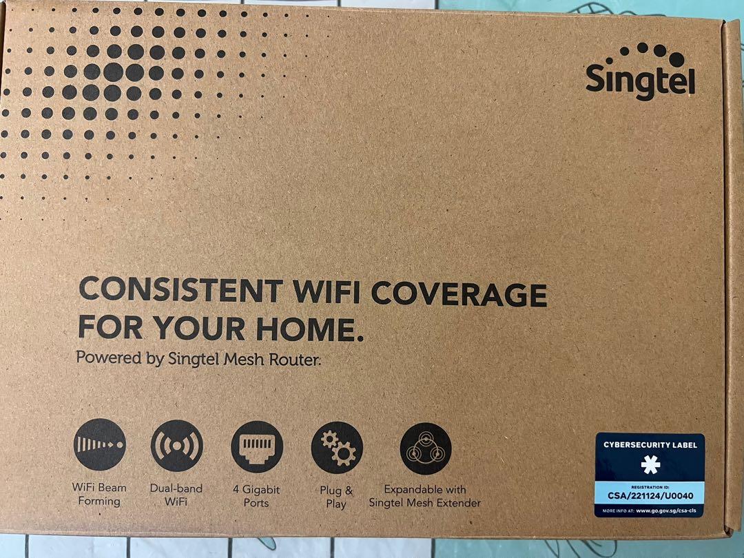Singtel Mesh Router, Computers & Tech, Laptops & Notebooks on Carousell