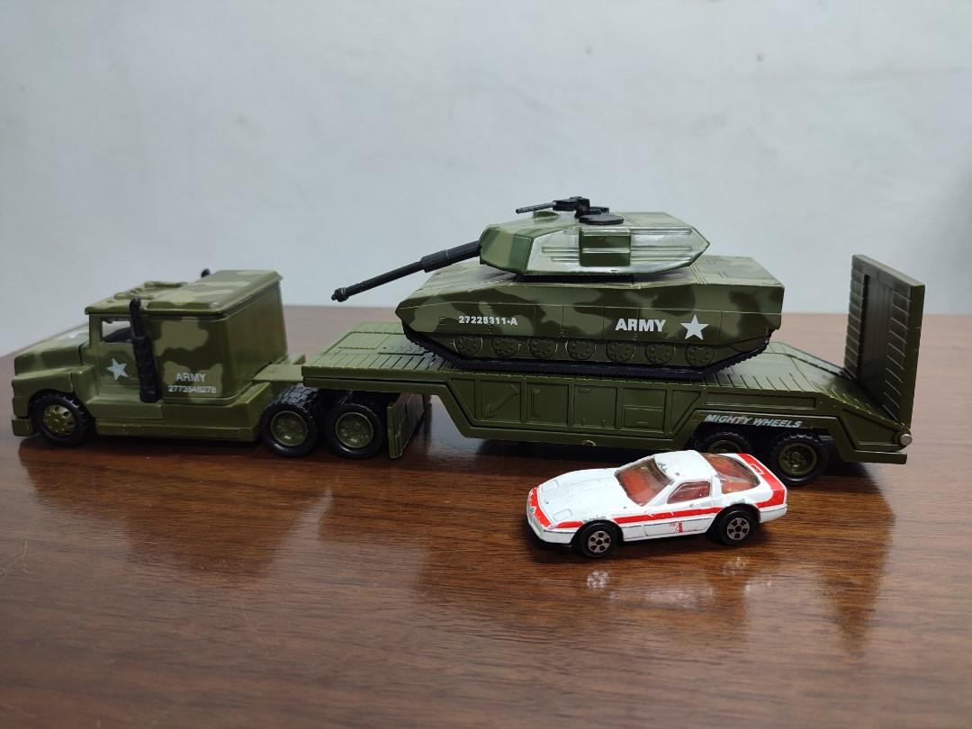 Soma mighty wheels 90s loader truck and tank, Hobbies & Toys, Toys ...