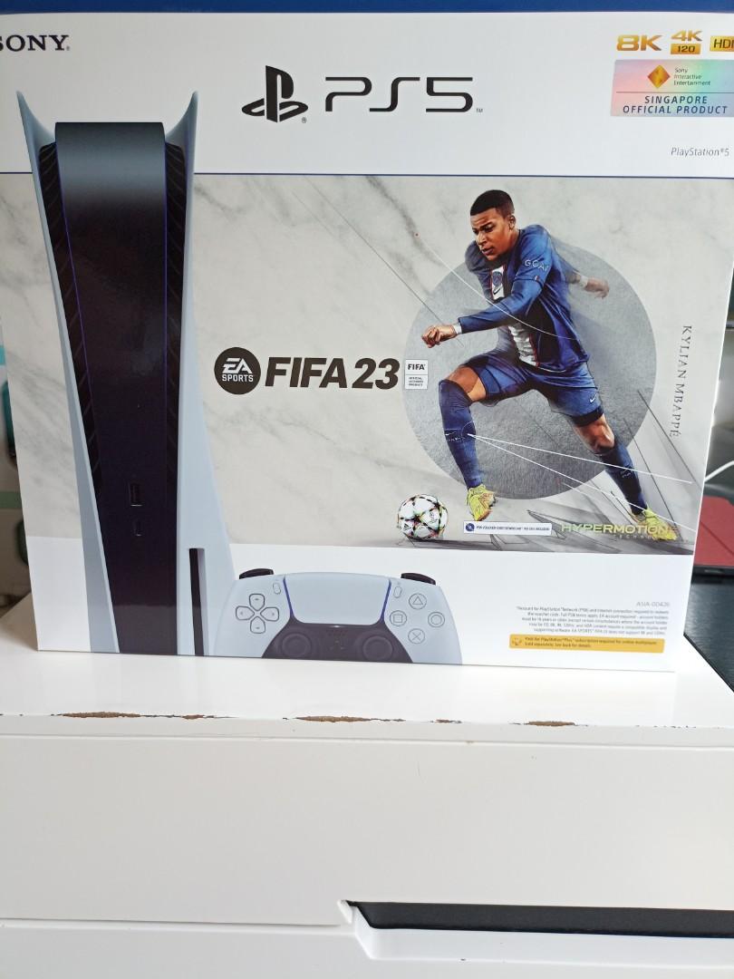Sony PS5 FIFA23 bundle disc version, Video Gaming, Video Game Consoles ...