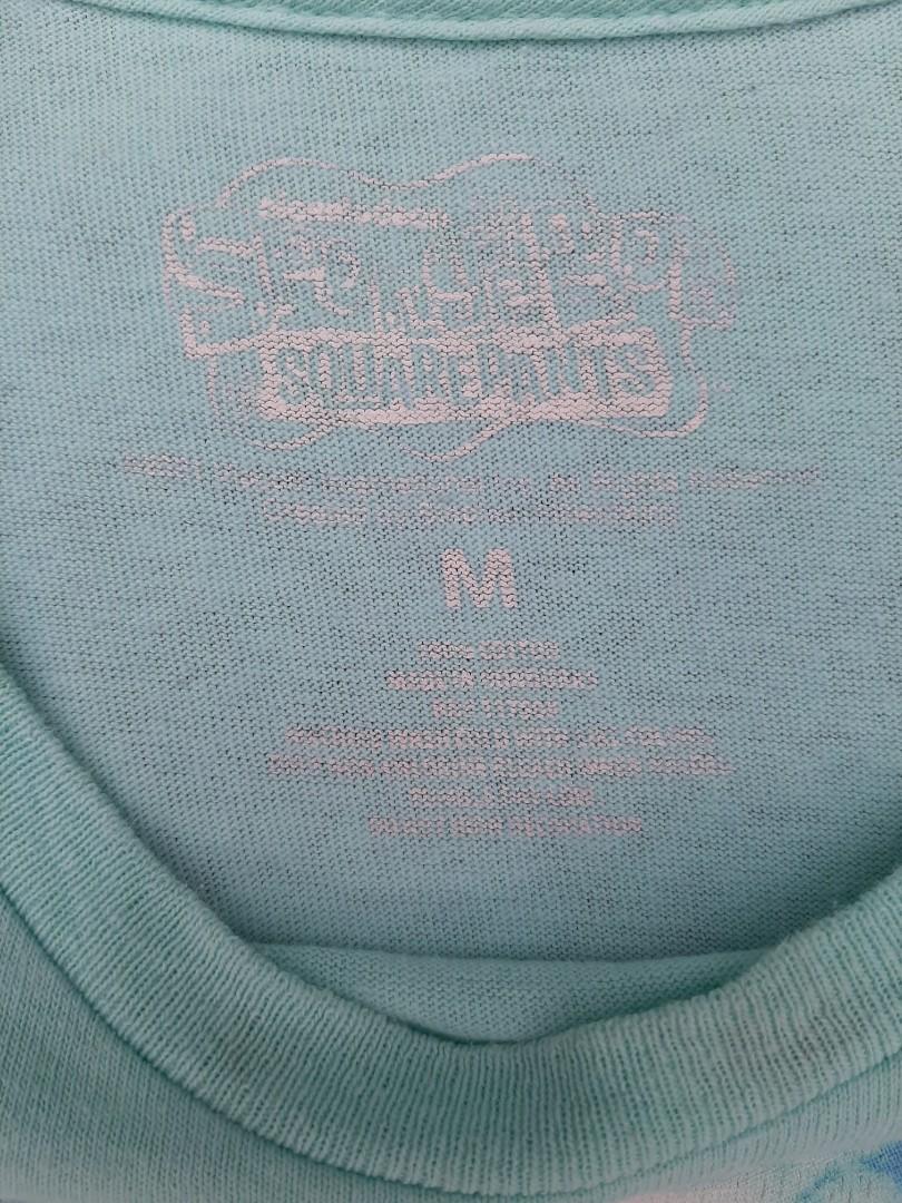 Spongebob Squarepants Color Aqua Blue, Men's Fashion, Tops & Sets ...
