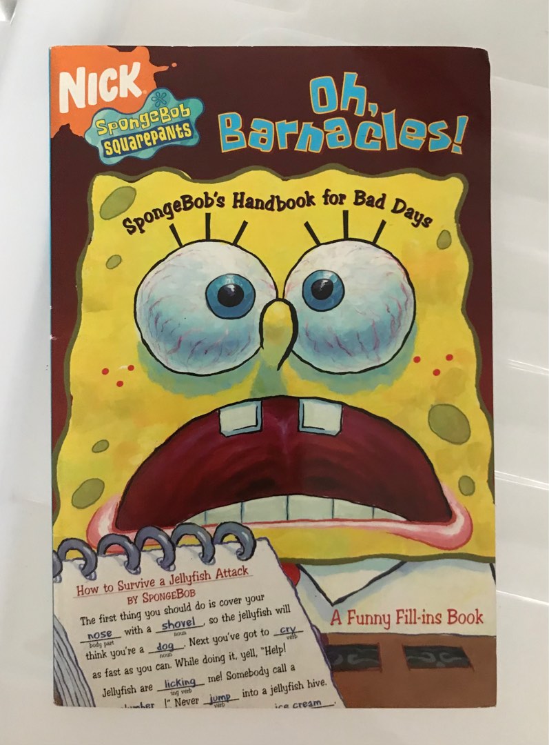 Spongebob Squarepants Oh, Barnacles! Book, Hobbies & Toys, Books ...