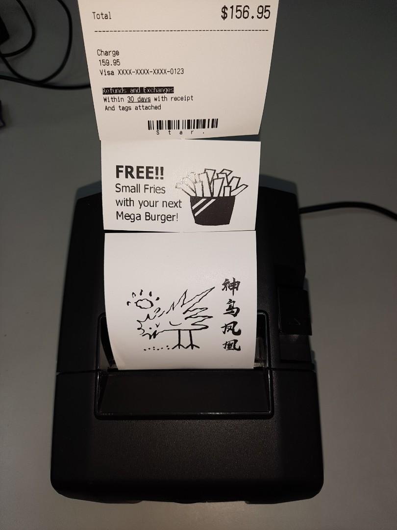 Star TSP650II Ethernet Thermal Printer Network Lan POS 收據打印機 廚房打印機 熱感 ...