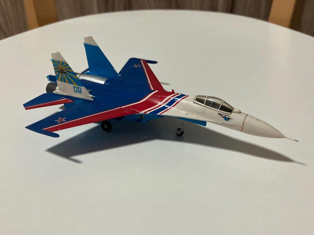 Sukhoi Su-27 Flanker Russian Knights 1/144, Hobbies & Toys, Toys ...