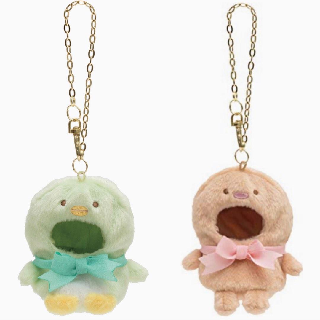 Sumikko Costume Kigurumi Penguin Tonkatsu Keychain / Ebi Coaster Fork ...
