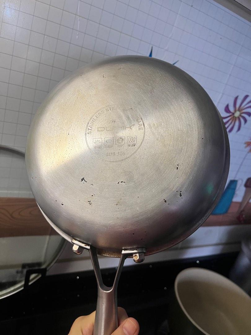 SUS316 Stainless Steel Frying Pan, Furniture & Home Living, Kitchenware ...