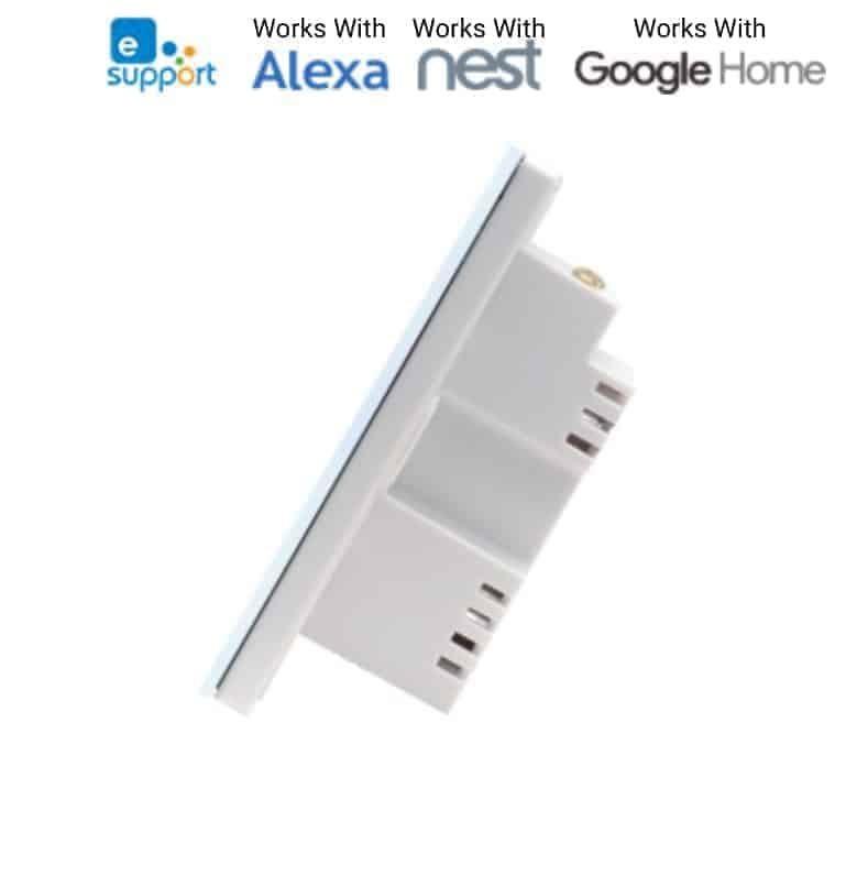 (Switch only) Sonoff T1 UK 2 Gang WiFi & RF 86 Type Smart Wall Touch ...