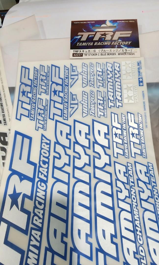 Tamiya mini 4wd TRF stickers, Hobbies & Toys, Toys & Games on Carousell