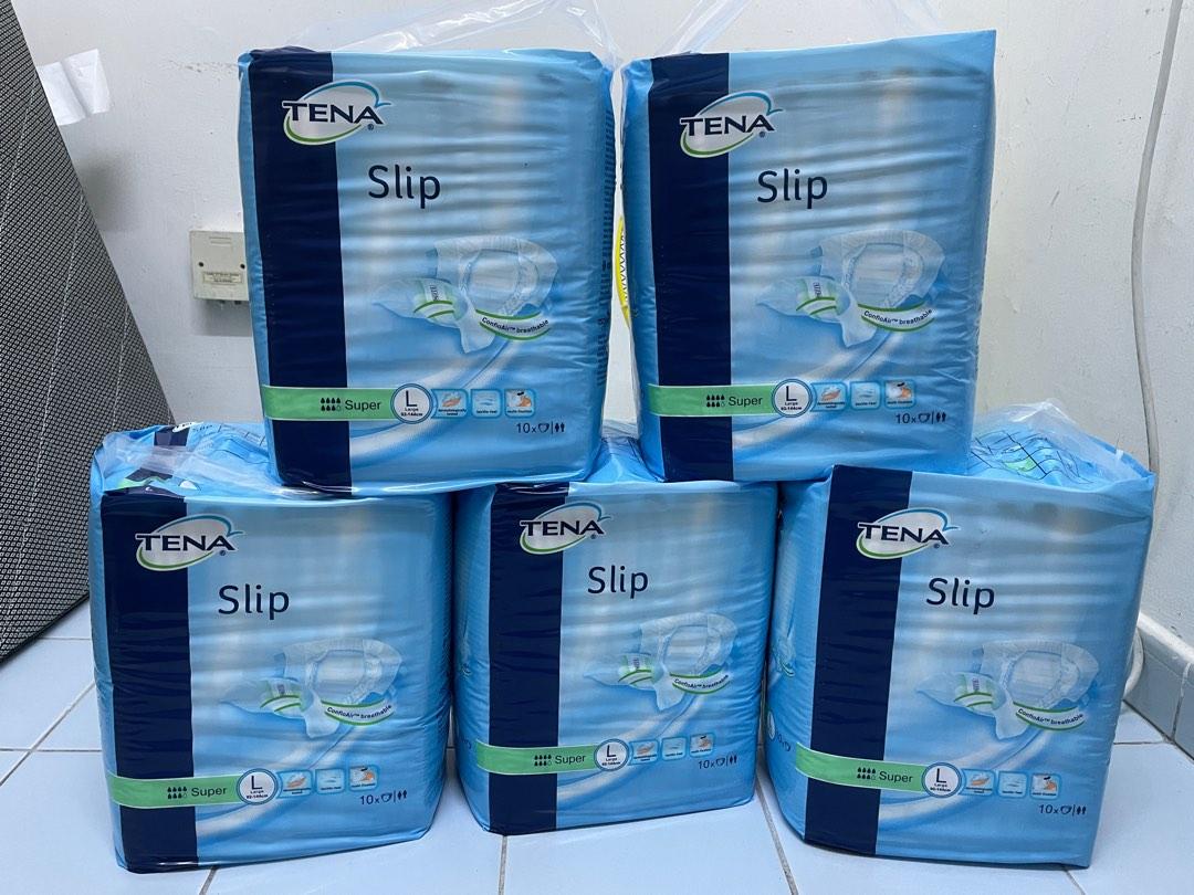 Tena Adult Diapers Size L (Slip Super), Health & Nutrition, Medical ...