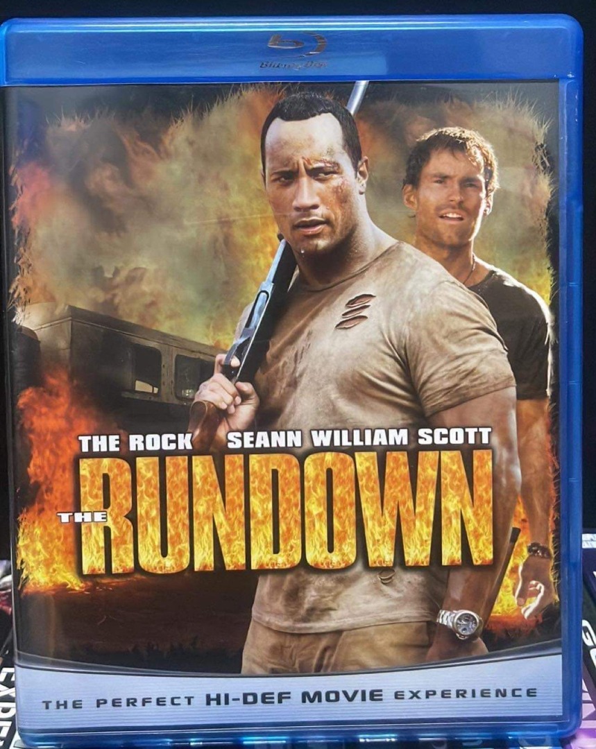 THE RUNDOWN BLU-RAY, Hobbies & Toys, Music & Media, CDs & DVDs on Carousell