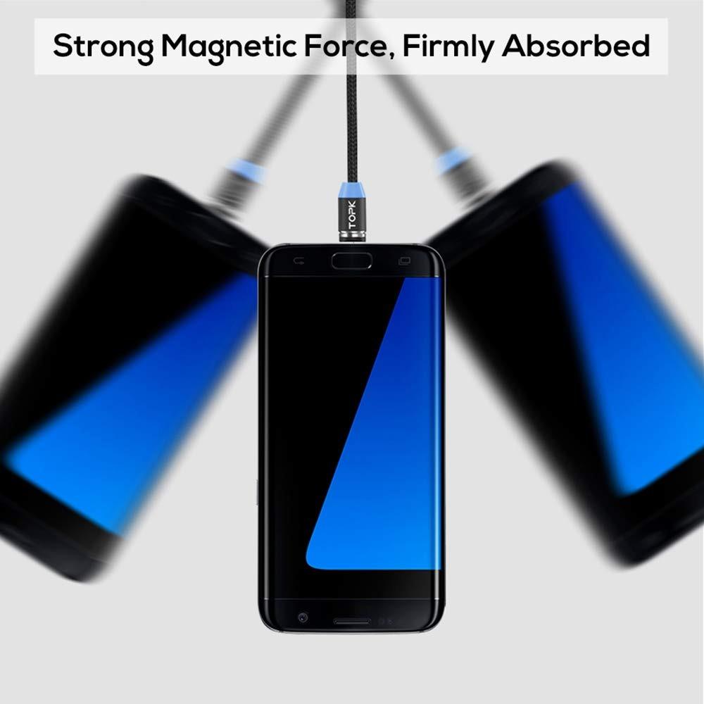 TOPK Magnetic Charging Cable (5 Pack), USB 2-in-1 MultIple Magnetic ...
