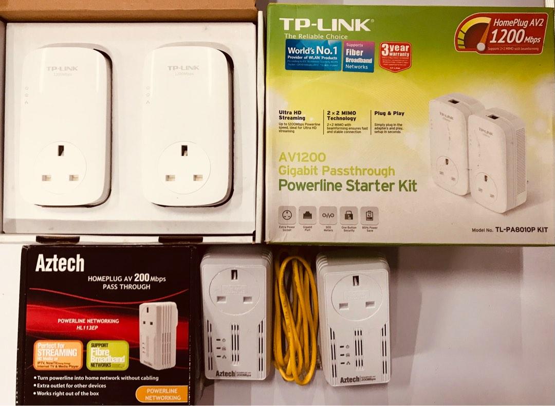 TP LINK 1200mbps & Aztech 200mbps, Computers & Tech, Parts ...