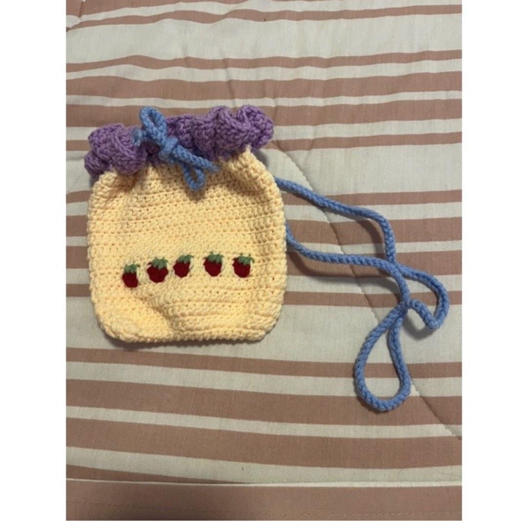 TWICE Mina-inspired strawberry crochet bag, Women's Fashion, Bags ...