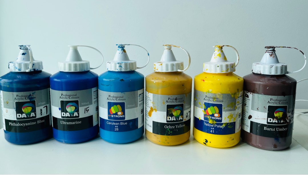 Acrylic Paints (Canvas Painting)- Umistrong brand, Hobbies & Toys ...