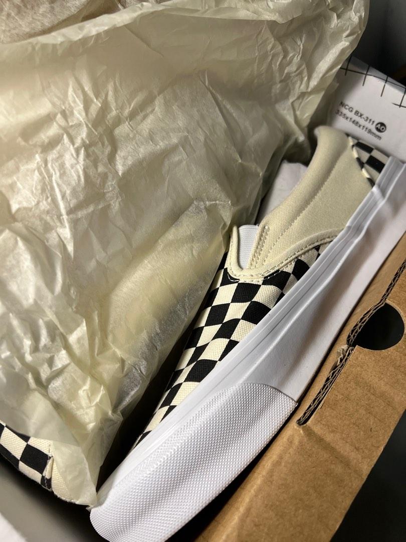 Vans Vault Og Slip On Checkerboard, Men's Fashion, Footwear, Sneakers ...