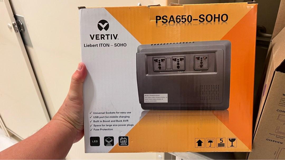 Vertiv Liebert ITON - PSA650-SOHO Uninterruptible Power Supply (UPS), Computers & Tech, Parts ...