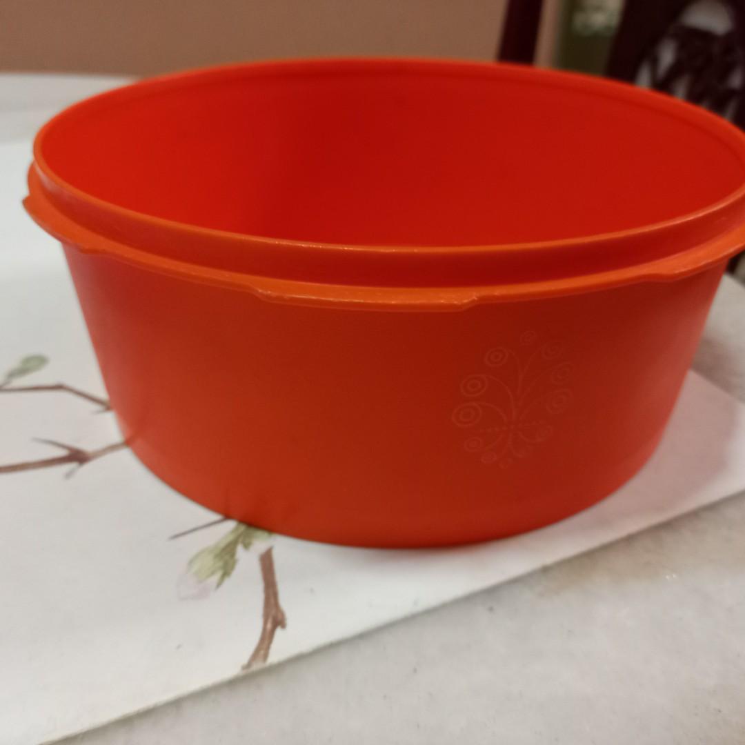 Vintage tupperware round canister, Furniture & Home Living, Kitchenware ...