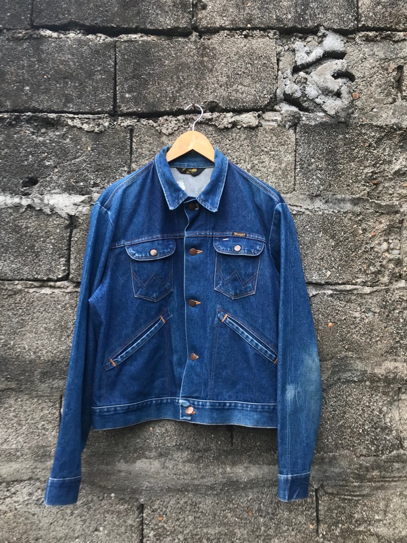 Vintage Wrangler Denim Jacket, Men's Fashion, Coats, Jackets and ...