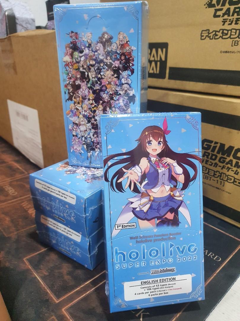 Weiss Schwarz (EN) - hololive Super Expo 2022 Premium Booster Box, Hobbies & Toys, Toys & Games ...