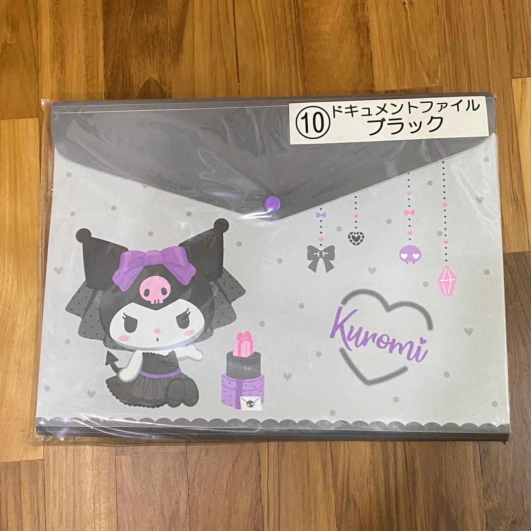WTS / Sanrio Kuromi Kuji Prize 10 File Authentic, Hobbies & Toys, Stationery & Craft, Stationery ...