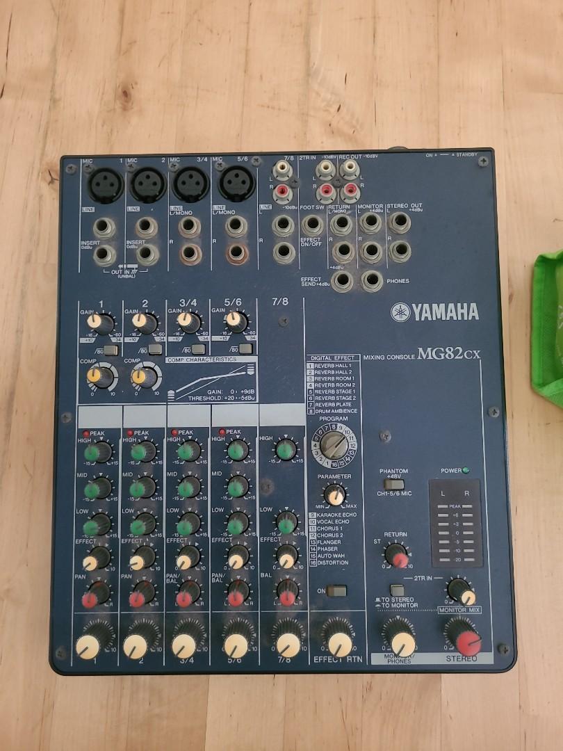 Yamaha audio mixing console MG82cx, Hobbies & Toys, Music & Media, Music Accessories on Carousell