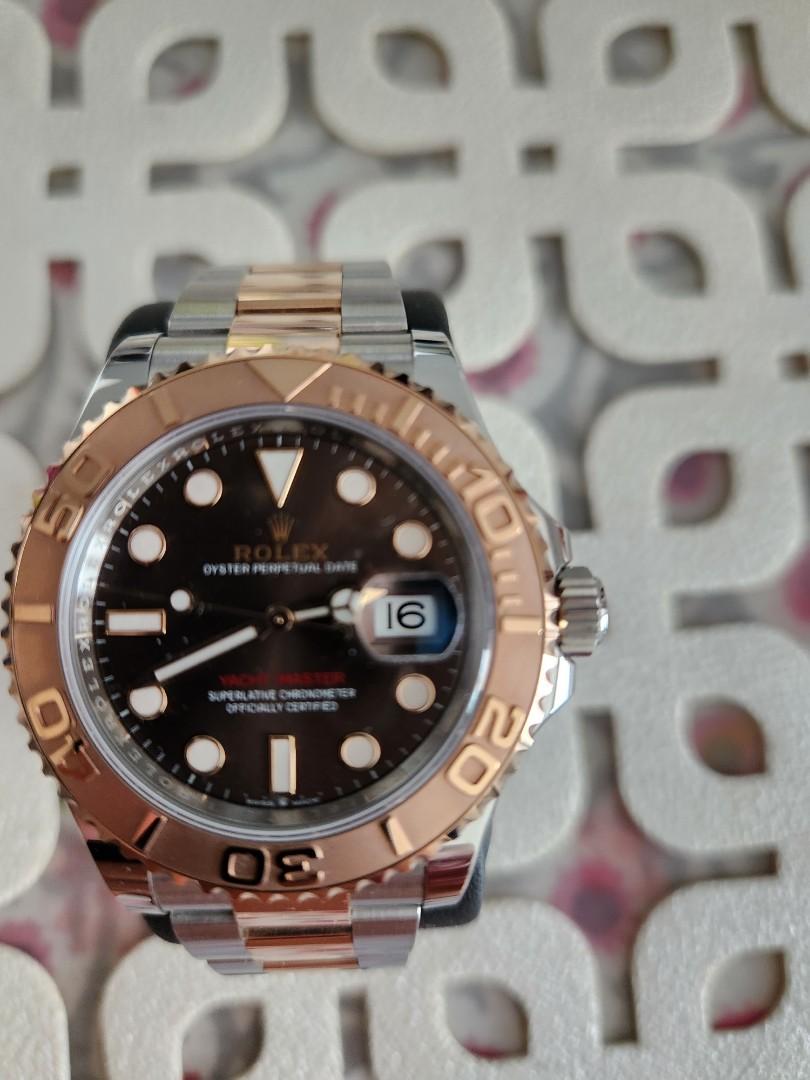Yatch Master 2 Rosegold 2tone 40mm Chocolate face, Luxury, Watches on ...