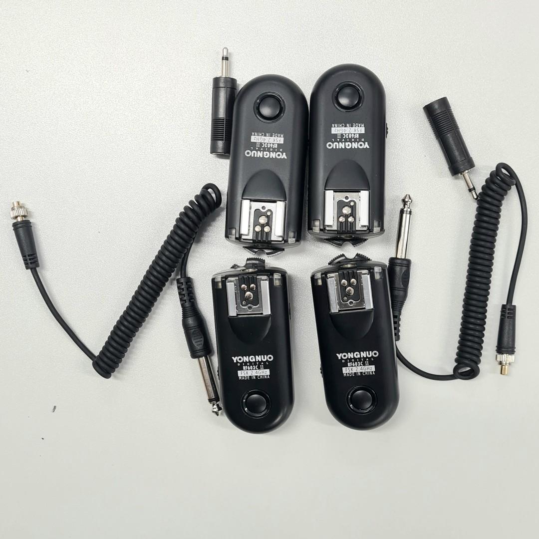 Yongnuo YN RF-603C II Wireless Flash and Strobe Trigger Receiver Kit ...