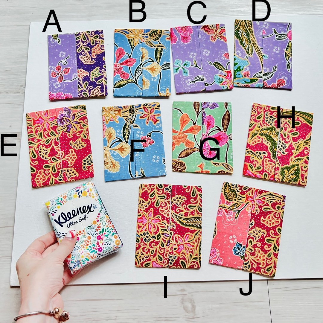 11 for $25 CHOPE! Batik Tissue Holder Handmade in Singapore, Everything ...