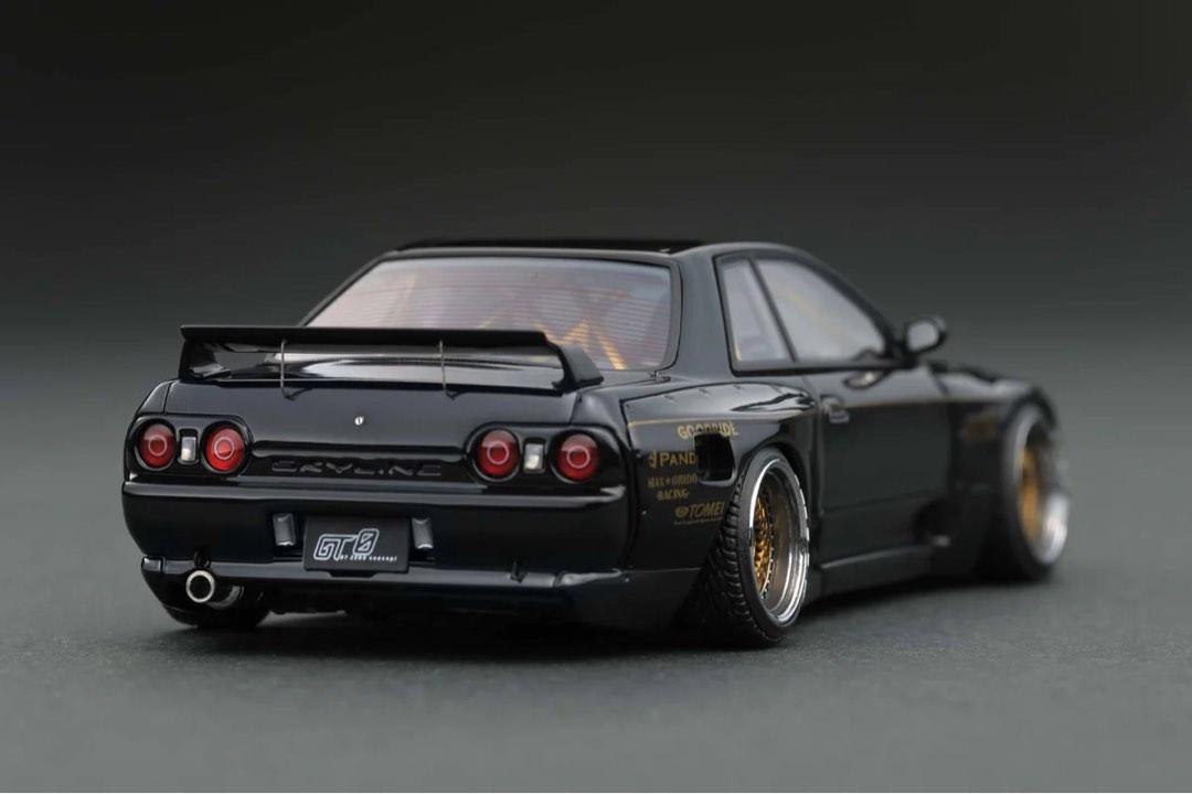 1/43 ignition model PANDEM GT-R(BNR32) Black 日版全新, 興趣及遊戲, 玩具 & 遊戲類 - Carousell
