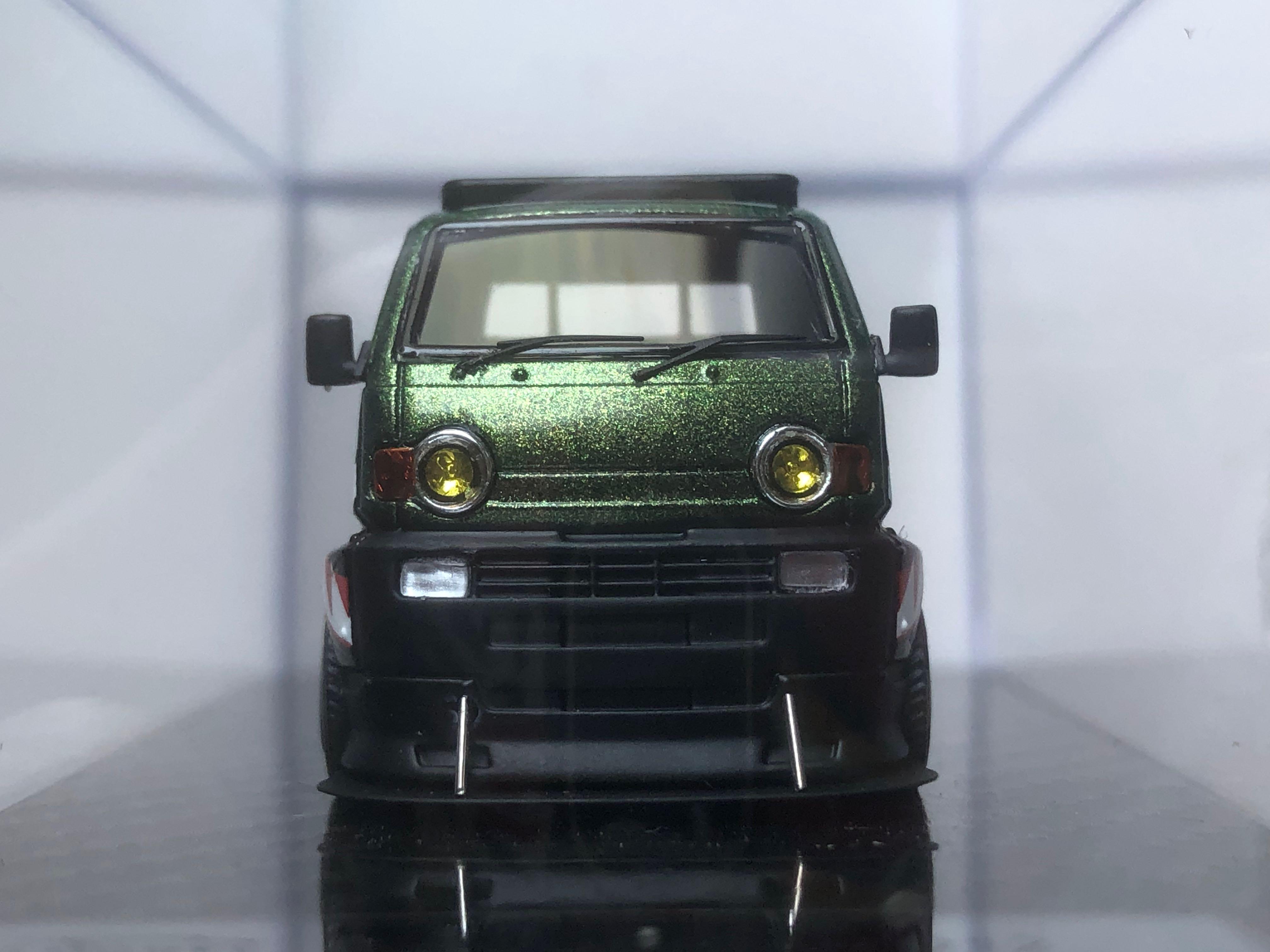 1/64 YM Model Suzuki carry hoonigan D12 wide-body small pickup Car, 興趣及 ...
