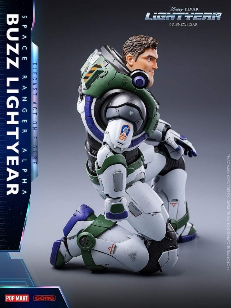 22.3cm Pop Mart Gong Studio Buzz Lightyear Space Ranger Alpha Toy Story ...