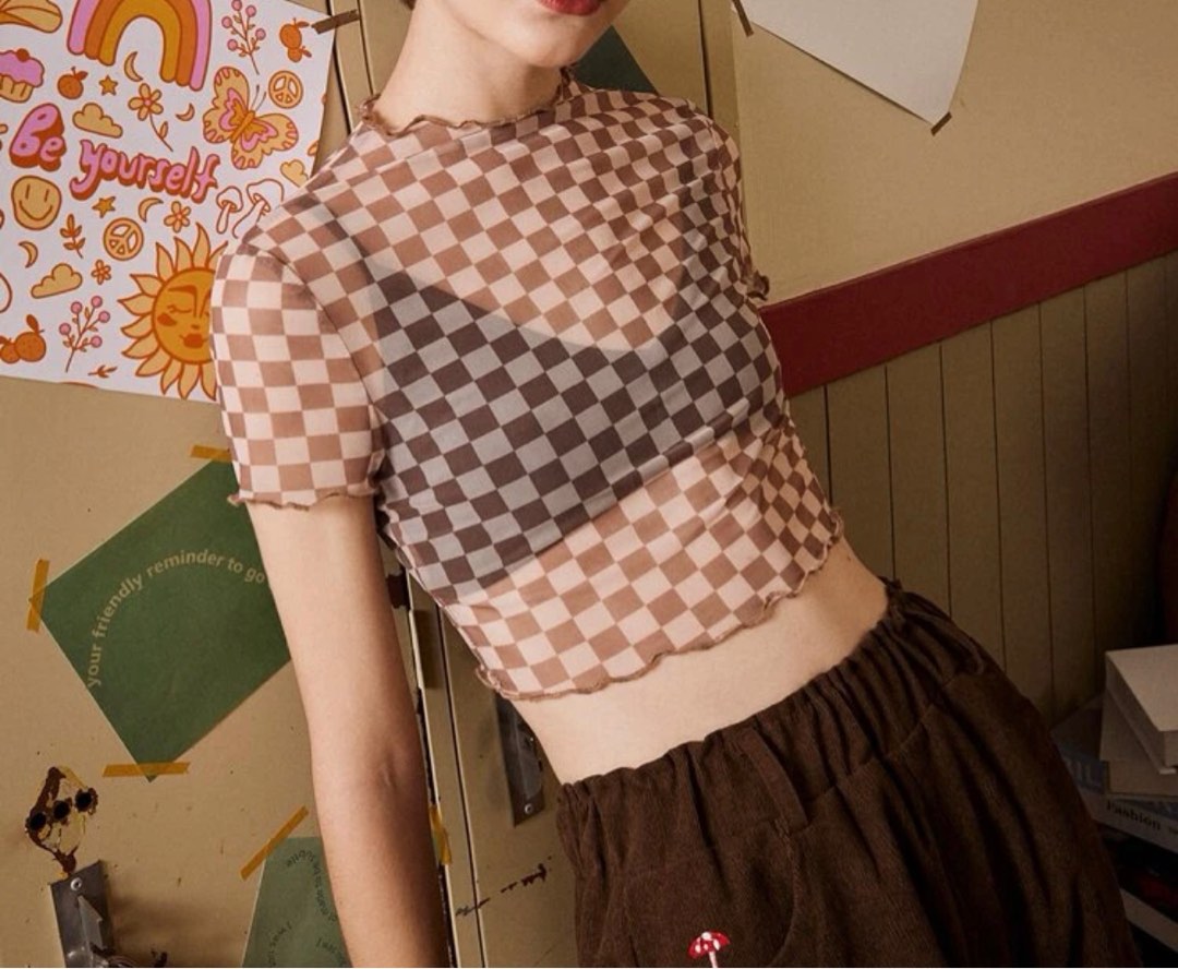 2 translucent top, Women's Fashion, Tops, Blouses on Carousell