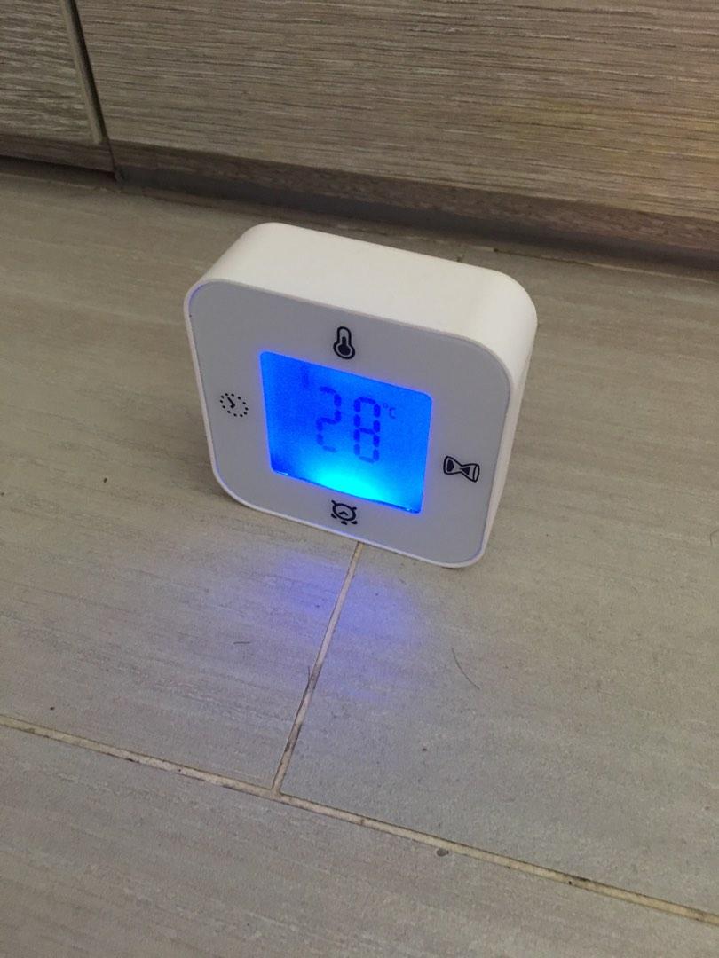 (原價$60) 全新 IKEA clock KLOCKIS 四合一 白色 時鐘 / 溫度計 / 鬧鐘 / 計時器 white colour 4 ...