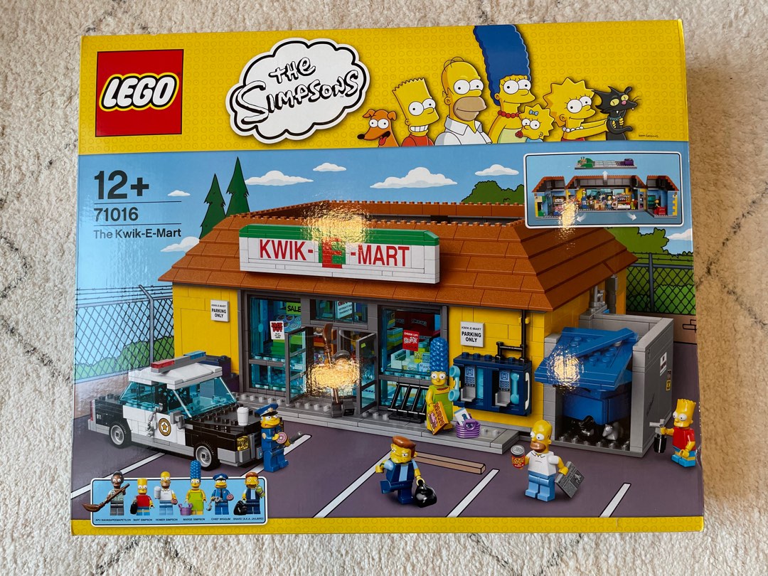 絕版 LEGO 71016 The Simpsons Kwik-E-Mart 全新, 興趣及遊戲, 玩具 & 遊戲類 - Carousell