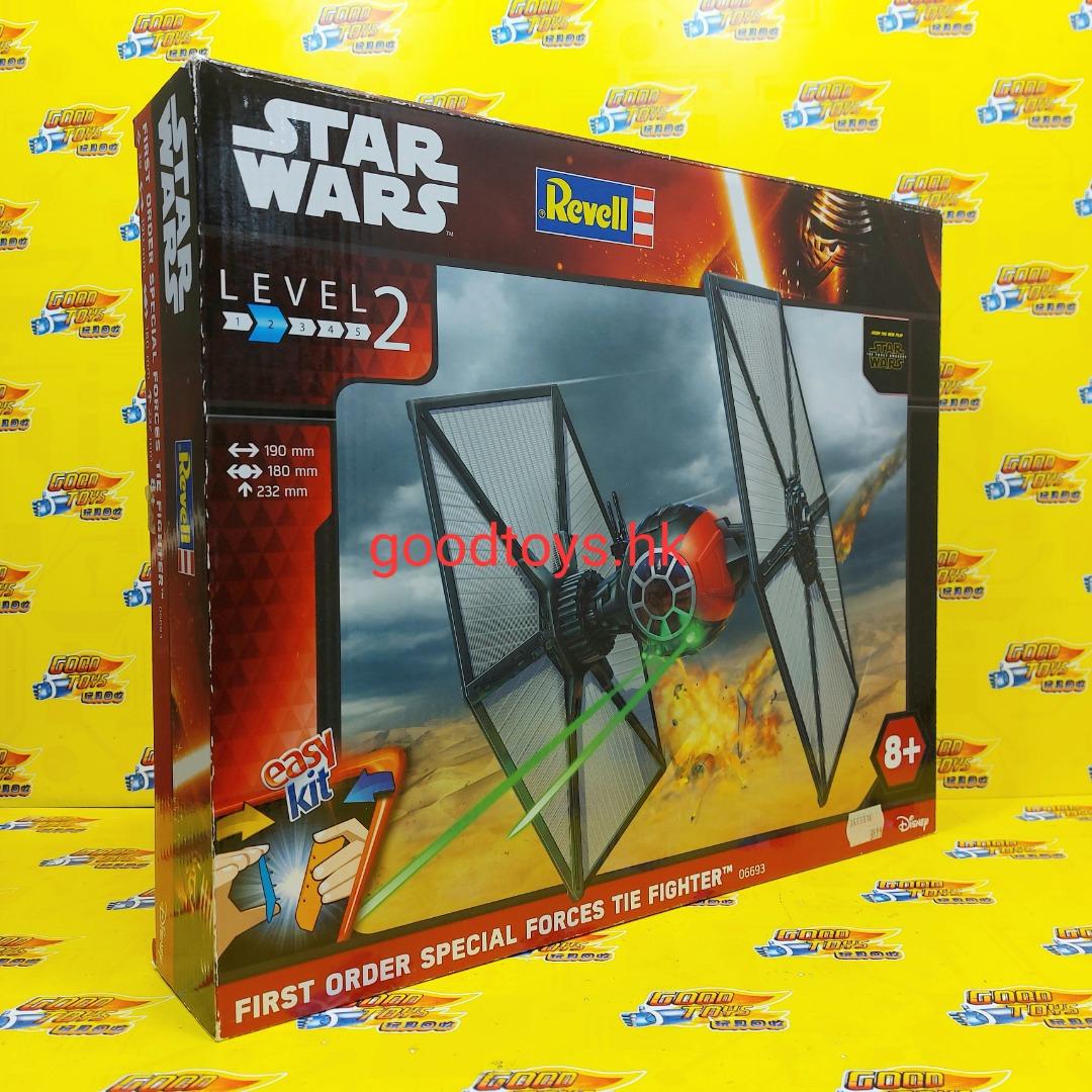 中古已開封 REVELL STAR WARS FIRST ORDER SPECIAL FORCES TIE FIGHTER, 興趣及遊戲 ...
