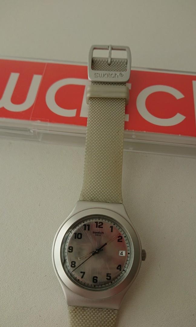 正版 Swatch IRONY Aluminium Patented 男裝手錶, 男裝, 手錶及配件, 手錶 - Carousell
